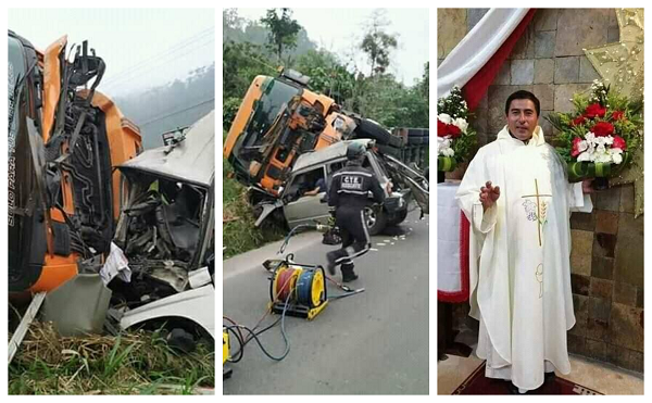 Accidente de tránsito cobra la vida del sacerdote Luis Modesto Escudero ...