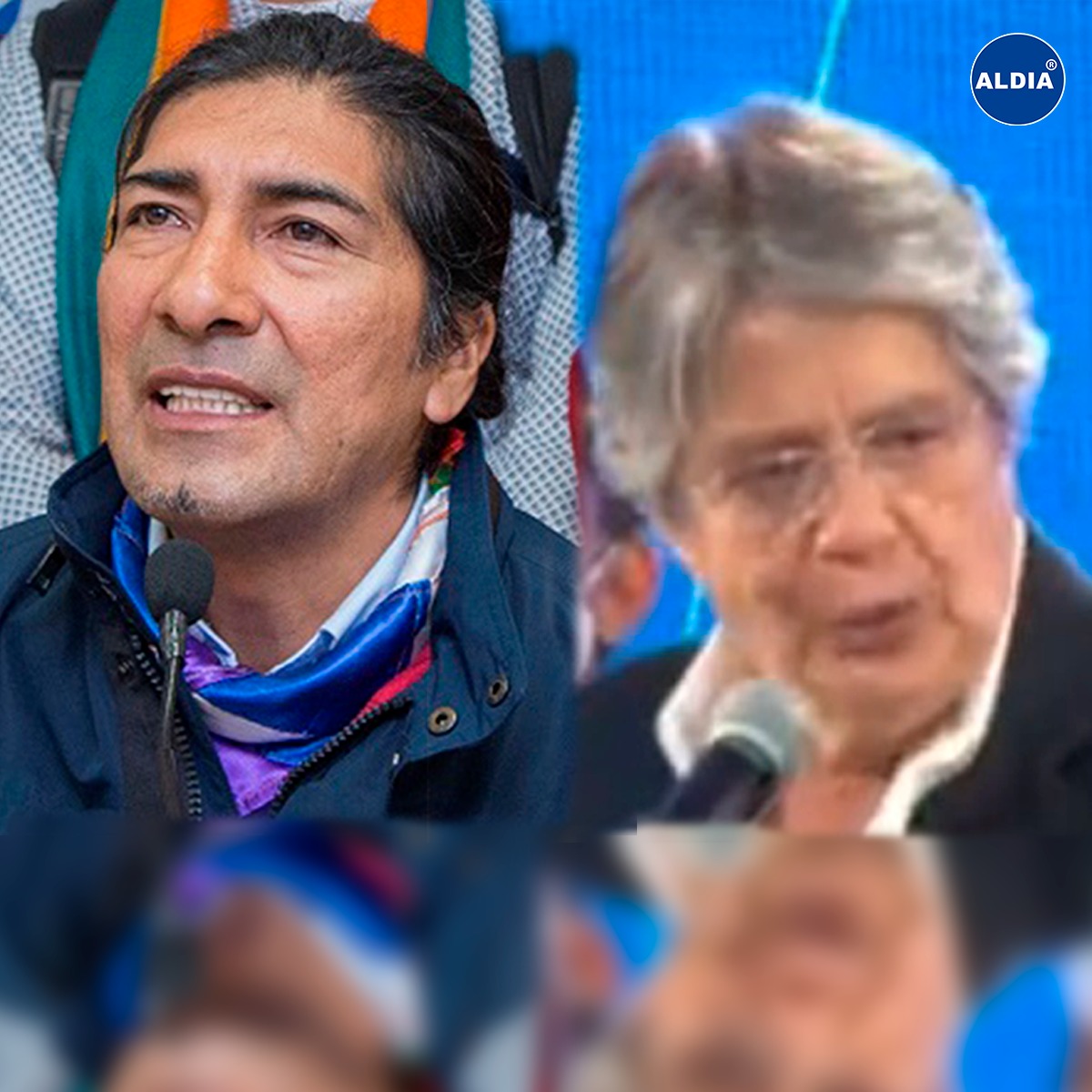 Yaku Pérez y Guillermo Lasso se disputan el segundo lugar para llegar a la vuelta electoral con ...