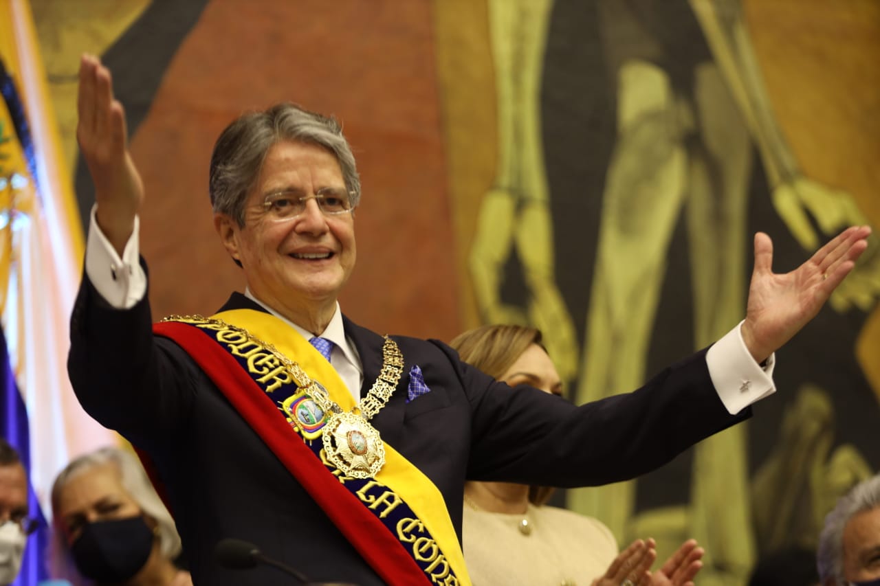 Este es el discurso de Guillermo Lasso una vez posesionado como Presidente del Ecuador - ALDIA ...