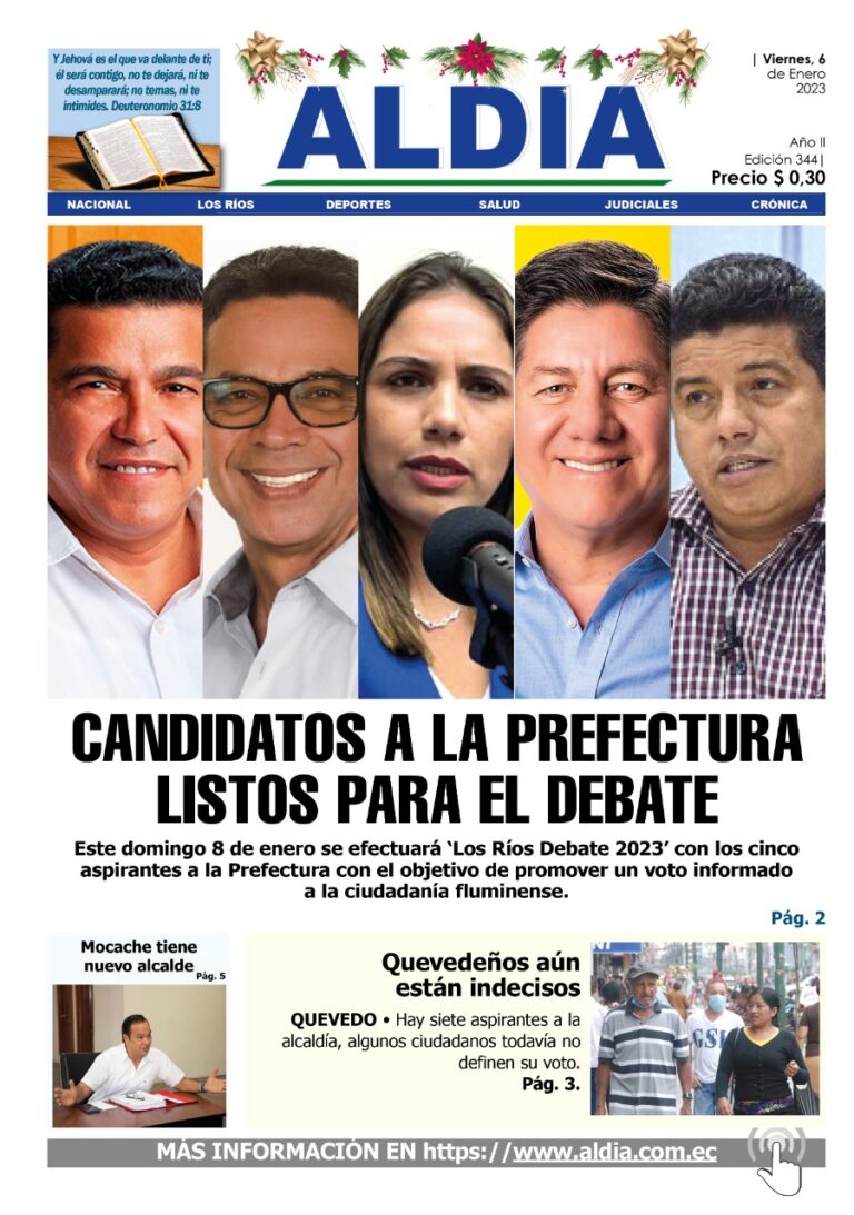 Edición del 6 de enero del 2023: Candidatos a la prefectura listos para ...