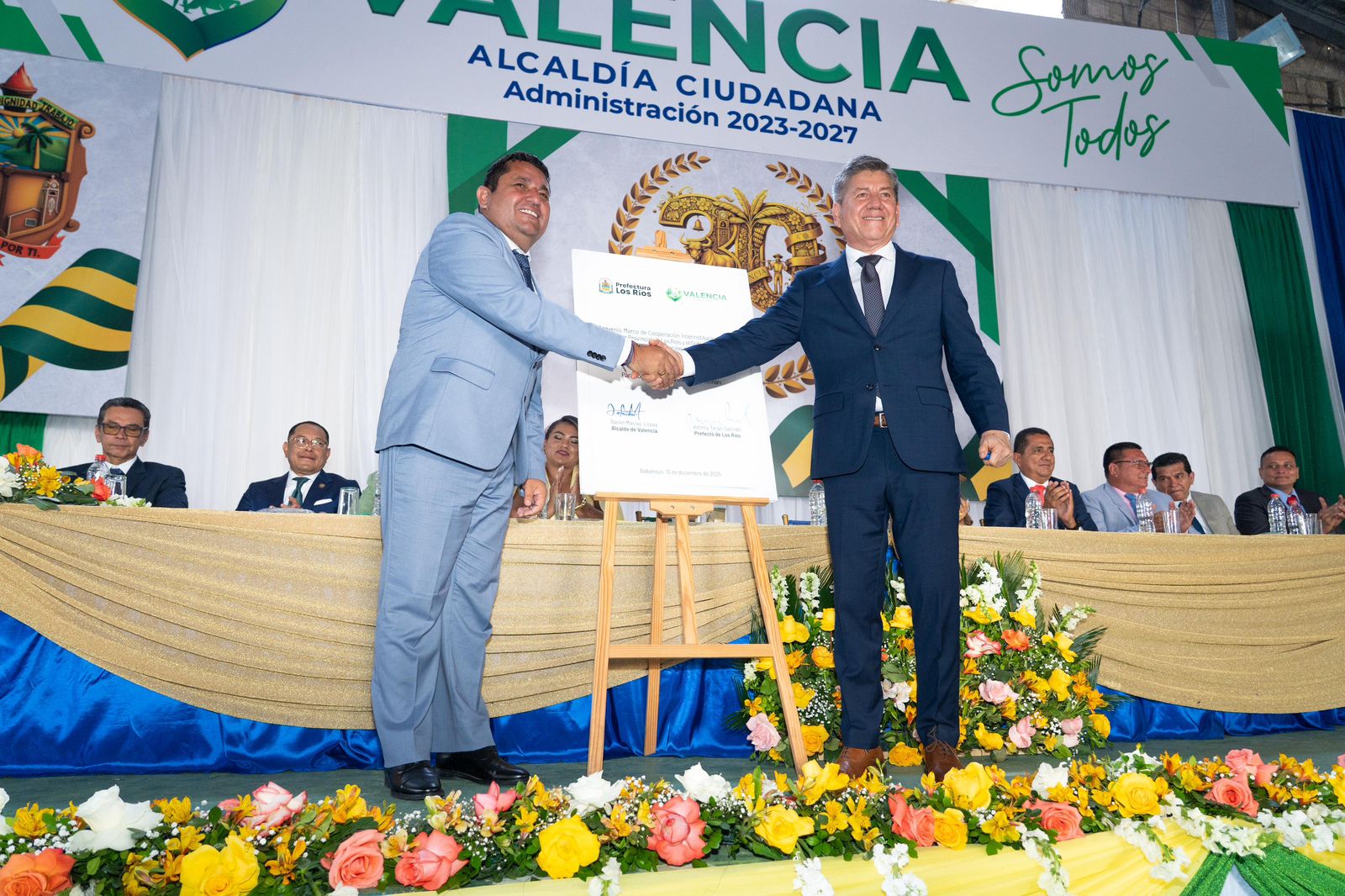 La Prefectura de Los Ríos celebró 30 años de cantonización de Valencia y destacó proyectos ...